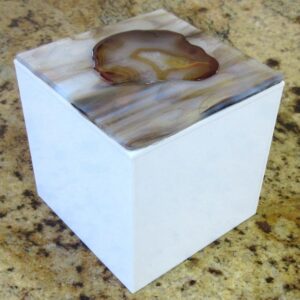 Brown Agate Slice UnderCover - Kristi Lyn Glass